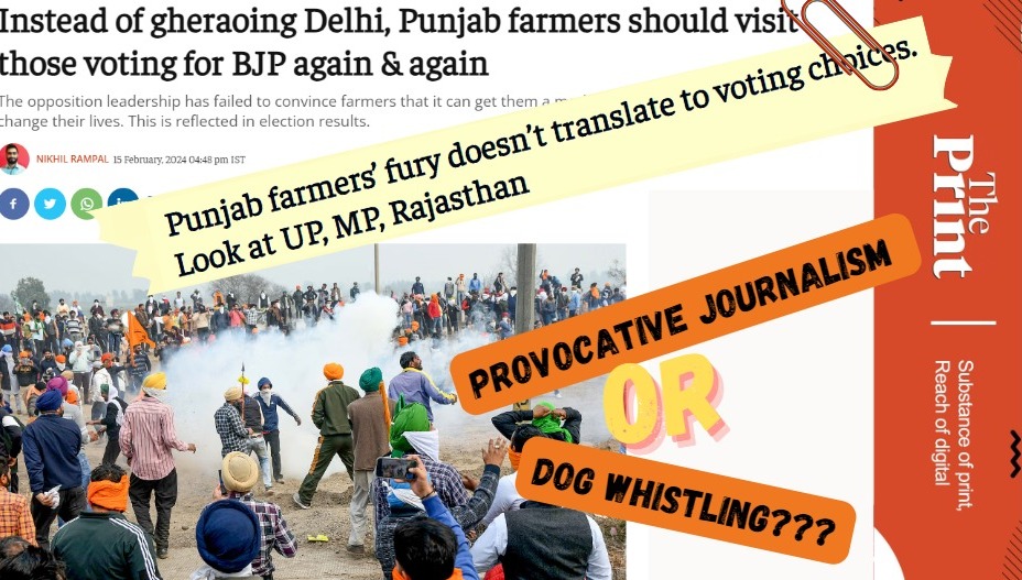 Provocative Journalism: The Print Is Inciting Violence Against BJP ...